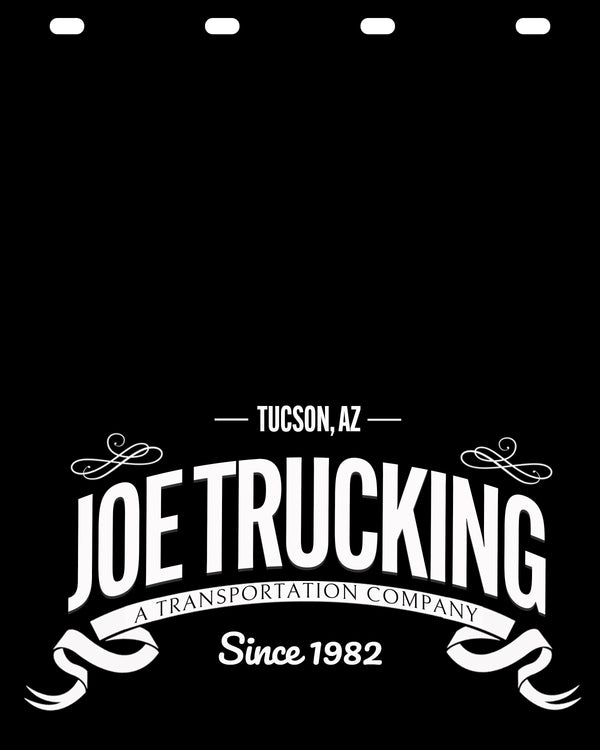 Custom Semi-Truck, Work Truck, Box Truck Mud Flap | Create Your Own Mu ...